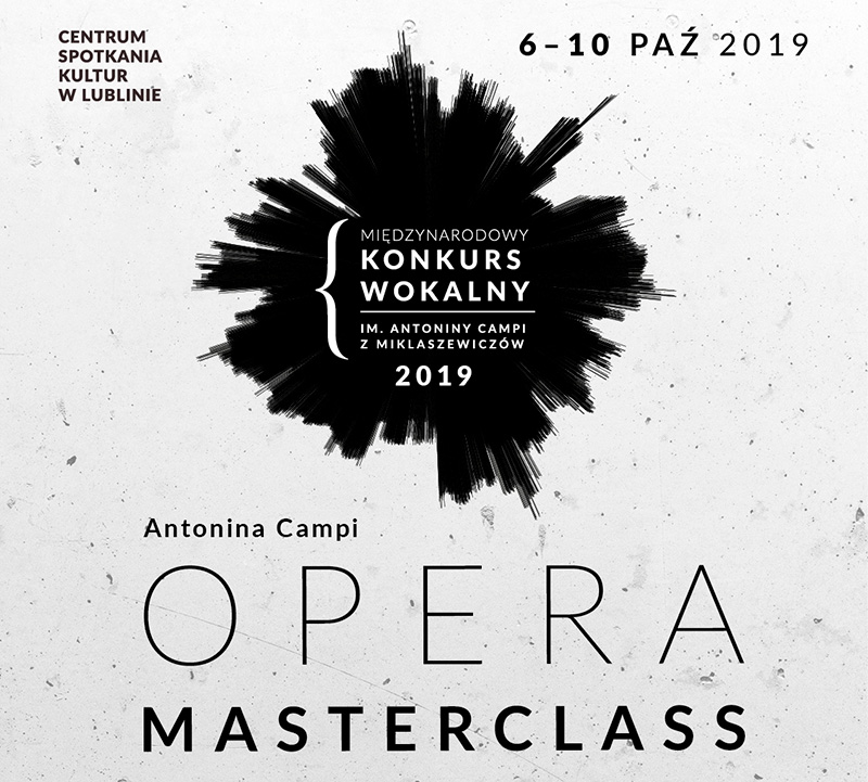 ANTONINA CAMPI OPERA MASTERCLASS 2019 – Międzynarodowy Konkurs Wokalny